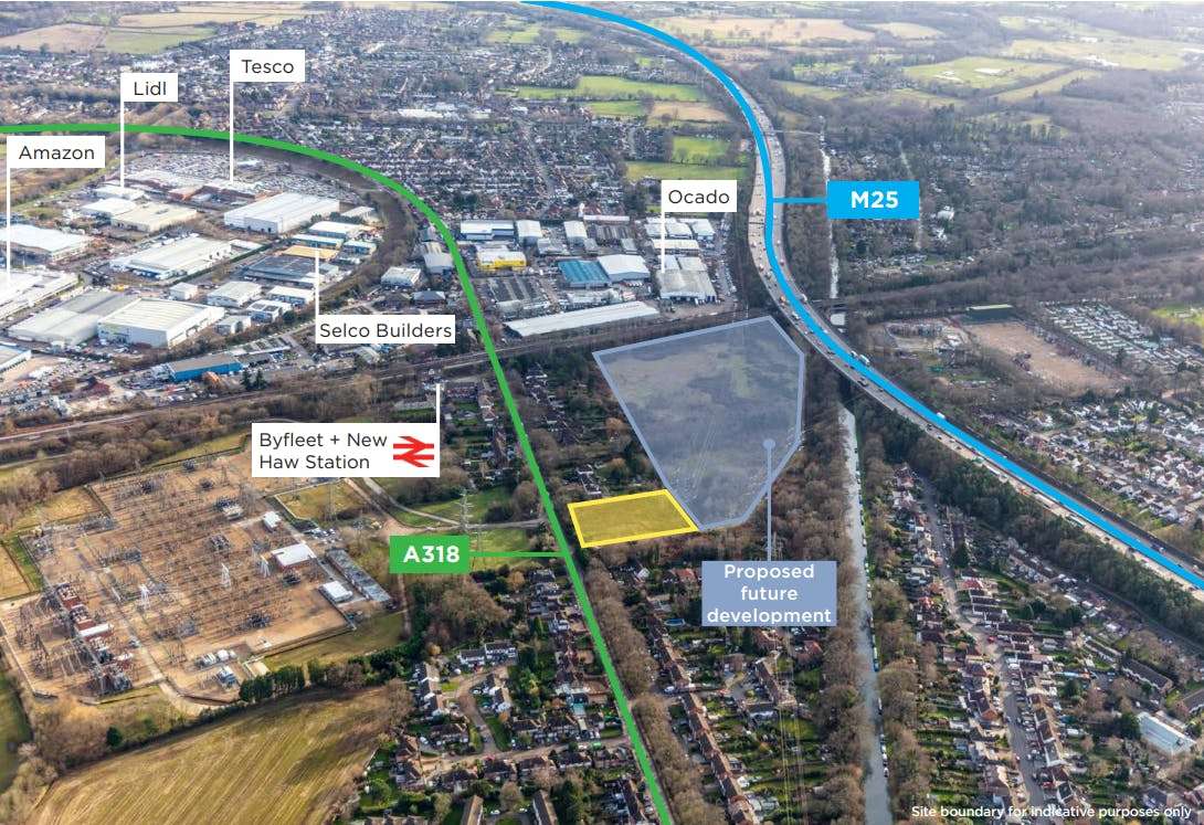 Land At Byfleet Road, New Haw, Surrey, KT15 3LA | Property for sale ...