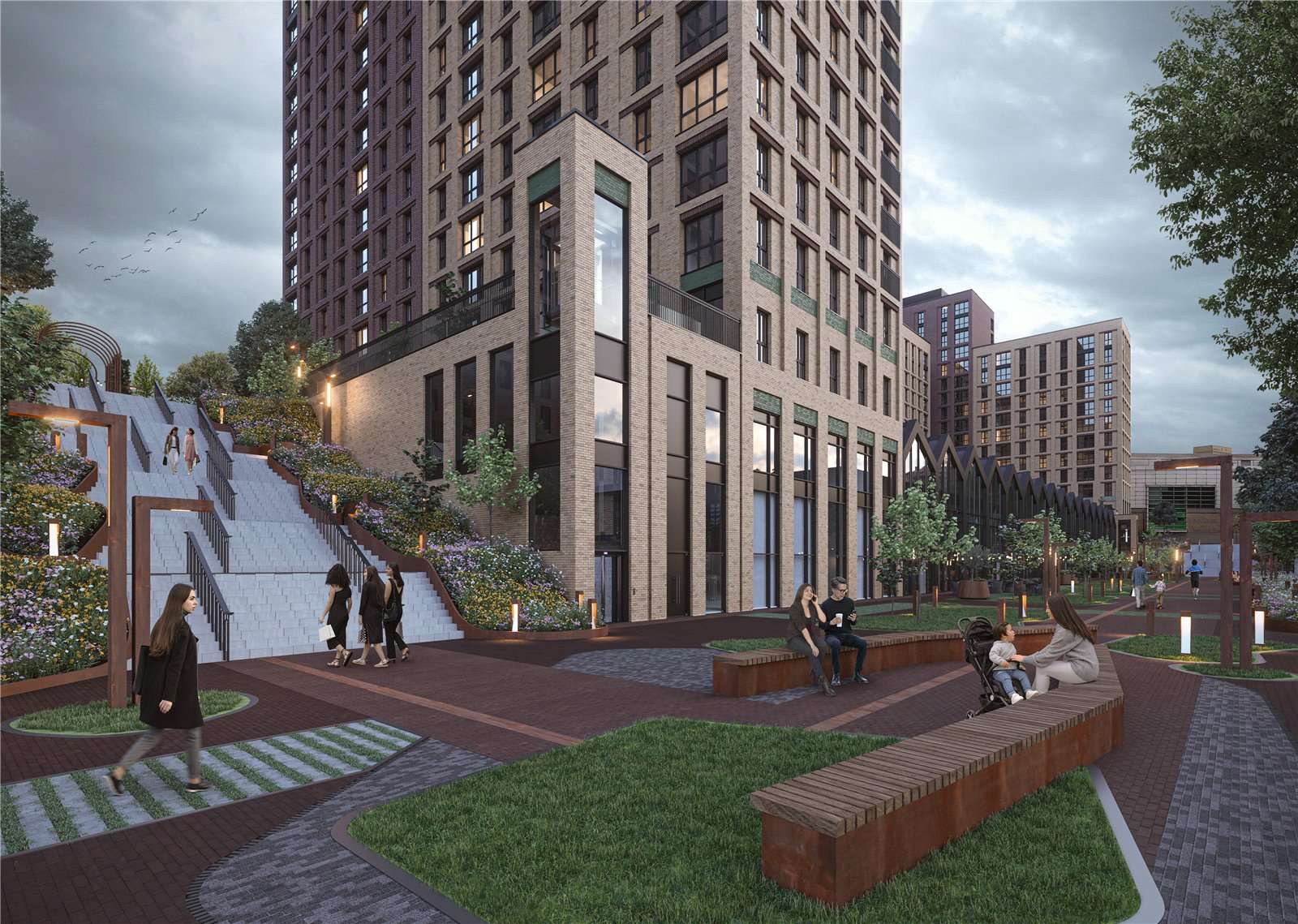 Waterhouse Gardens, 10 Dutton Street, Manchester, Greater Manchester ...