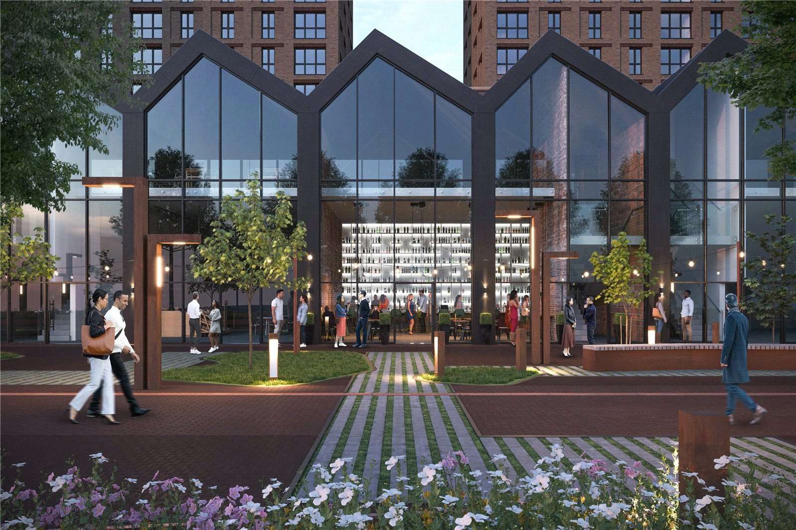 Waterhouse Gardens, 10 Dutton Street, Manchester, Greater Manchester ...