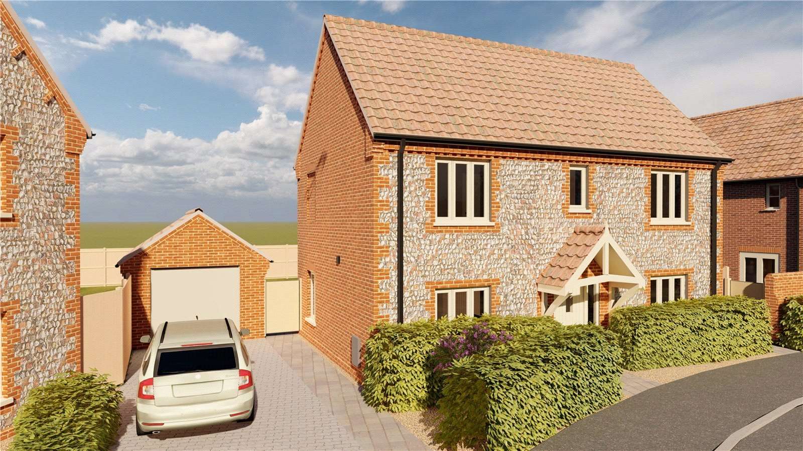 Plot 4 The Gathering, Wretham Road, Great Hockham, Thetford, IP24 1NY ...