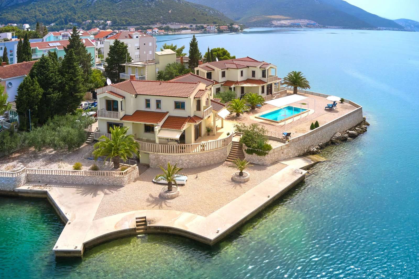Two Beautiful Waterfront Villas, Radalj, Near Klek, Croatia, 20356 ...