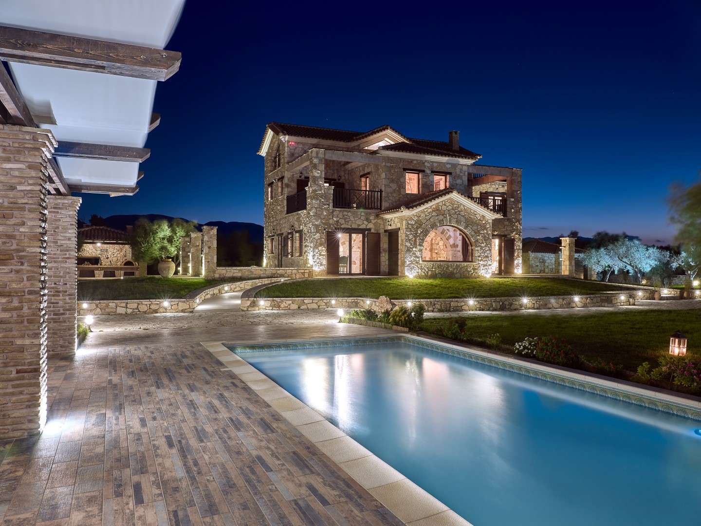 Unique style stone villa in Zakynthos, Romini, Ionian Islands ...