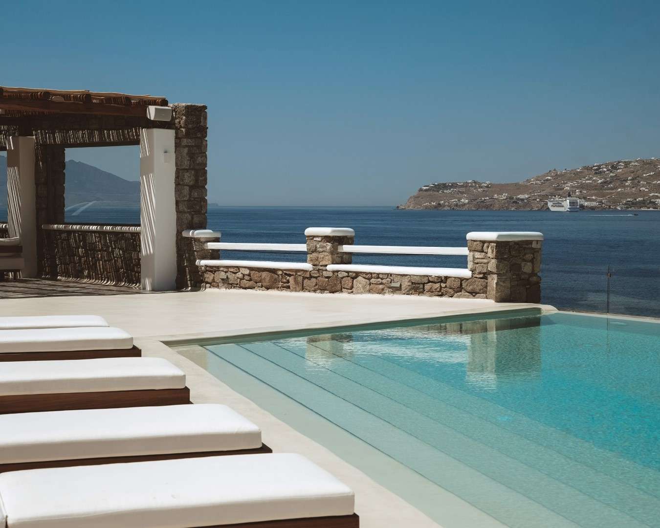 A masterpiece villa of serene luxury, Elia, Cyclades Islands, Mykonos ...