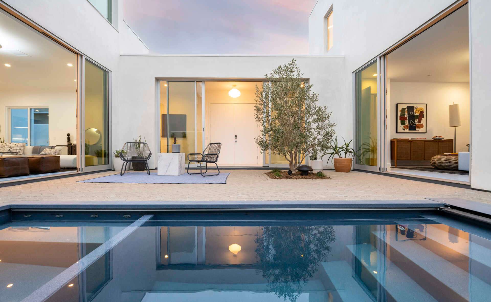 Monica Pools Inside Houses Michael Kovac Designs A New House In Santa